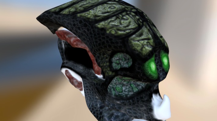 Alien head WIP - 3D model by Glac (@dj5glacier) [892c594] - Sketchfab