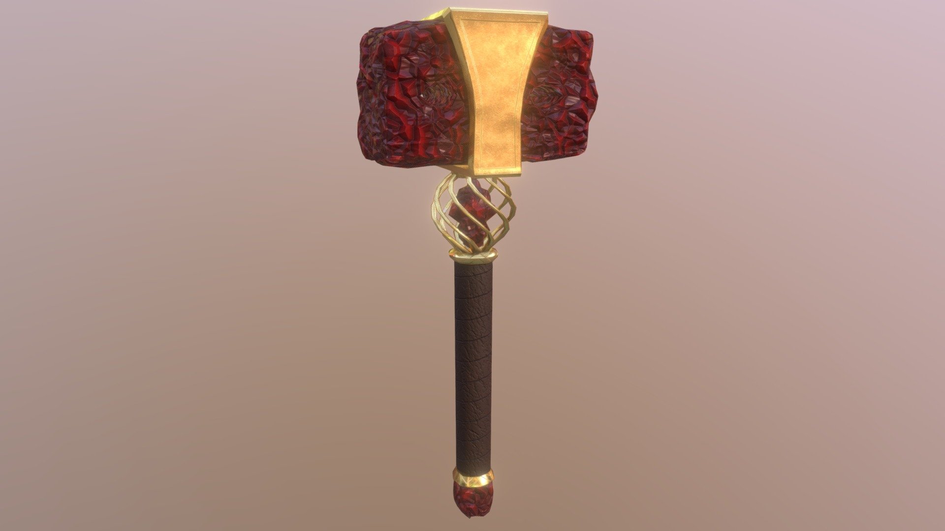 Superfuntimes Red Crystal Hammer! - Buy Royalty Free 3D model by Kenzie ...