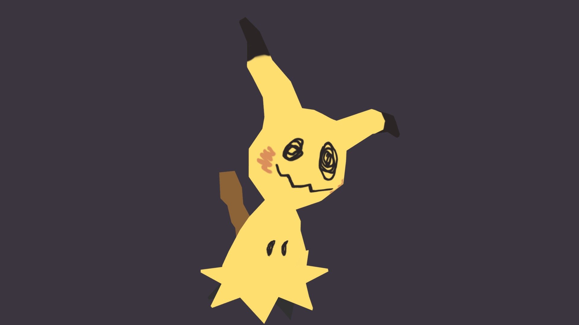 Mimikyu - 3D model by Rayra Alencar (@rayravvieira) [892d201] - Sketchfab
