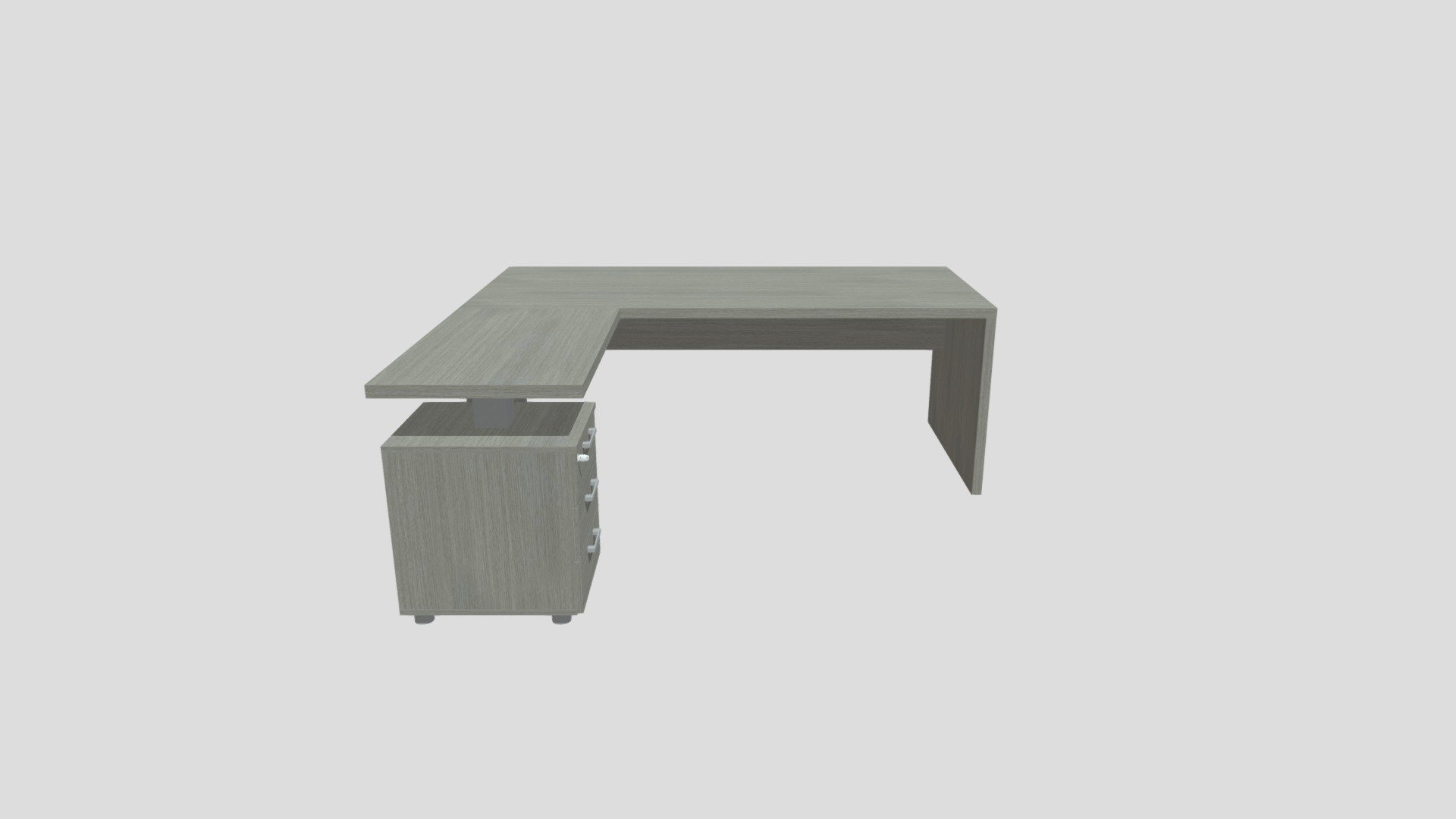 BUREAU DE DIRECTION FUNNY+ - L.200CM - Download Free 3D model by ...