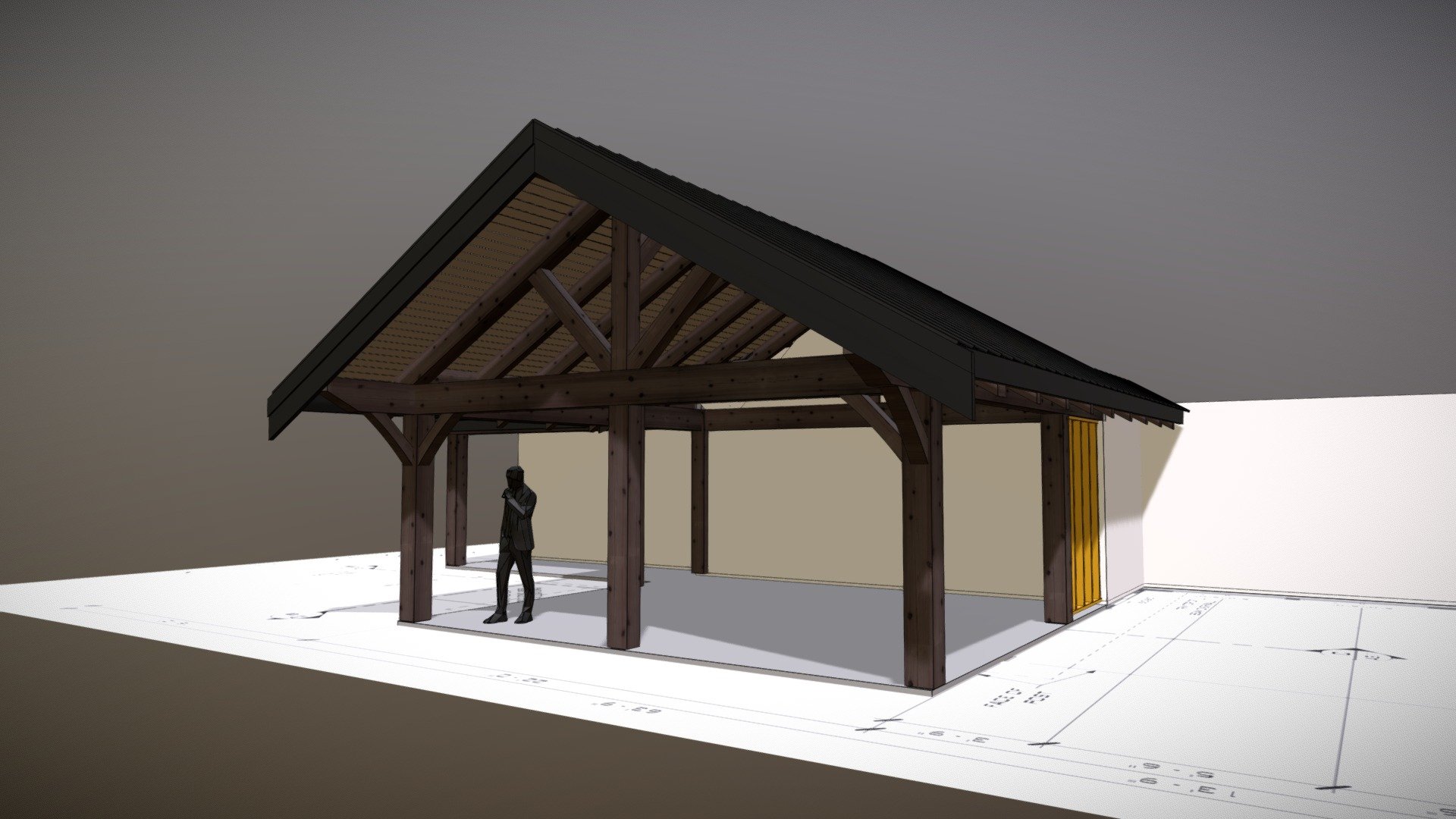 Stringfellow Timber Addition - 3D model by Tysonmoffat [892fe1b ...