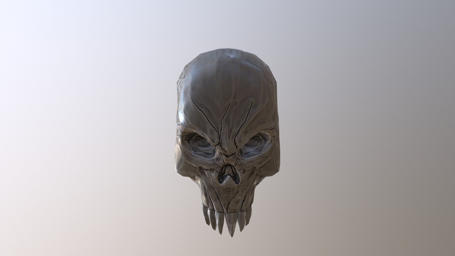 stylised skull - 3D model by jackula [8931b9e] - Sketchfab