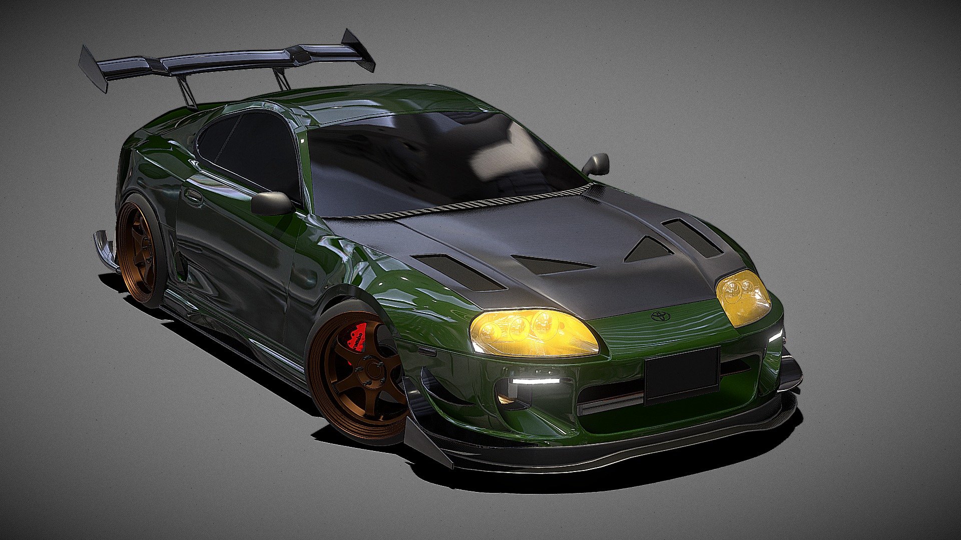 Toyota Supra Mk5 Jdm Buy Royalty Free 3d Model By Rajatnidaria