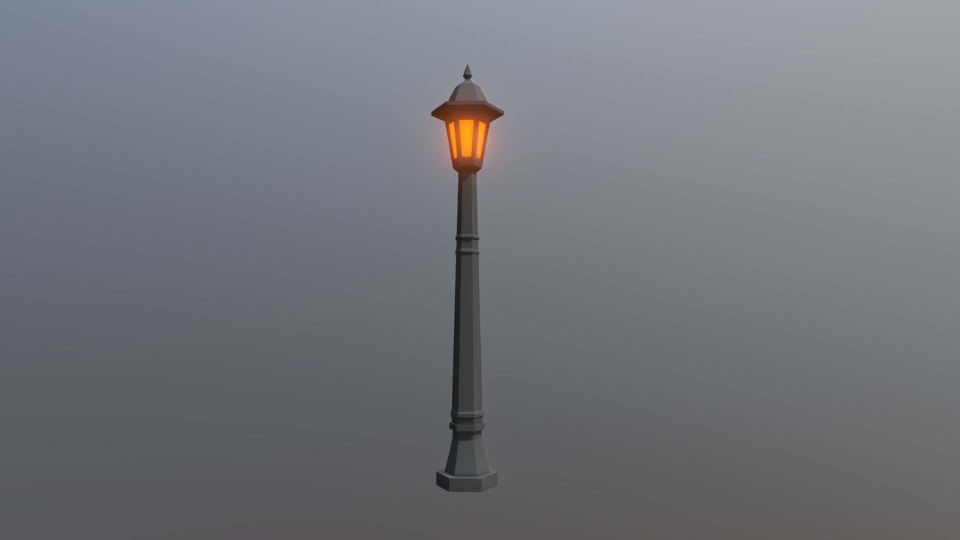 Lamp Post Low Poly - Download Free 3D model by Captain (@qq79402005 ...