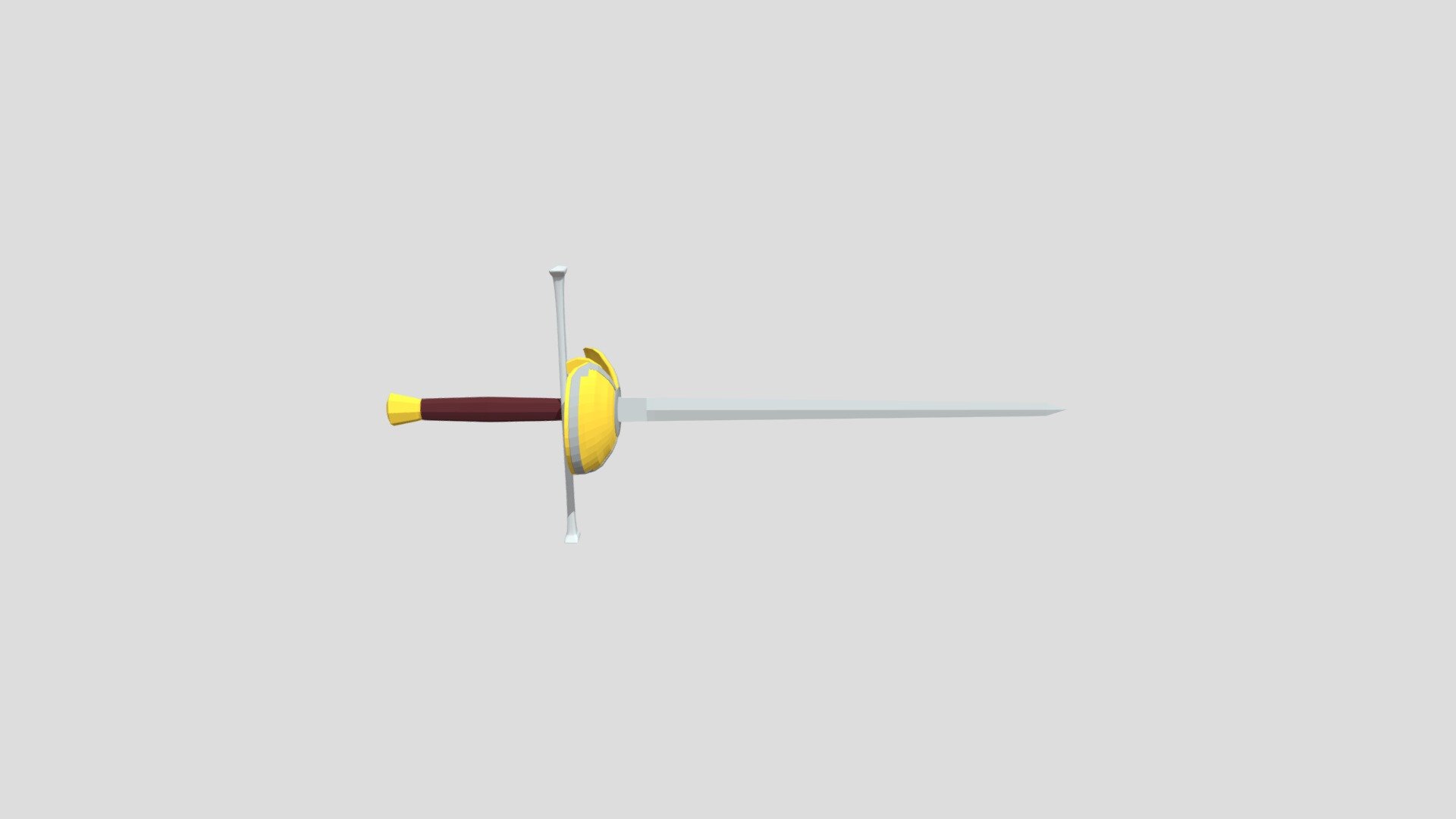 Simple Rapier - 3D model by Peek_Yew [8938604] - Sketchfab