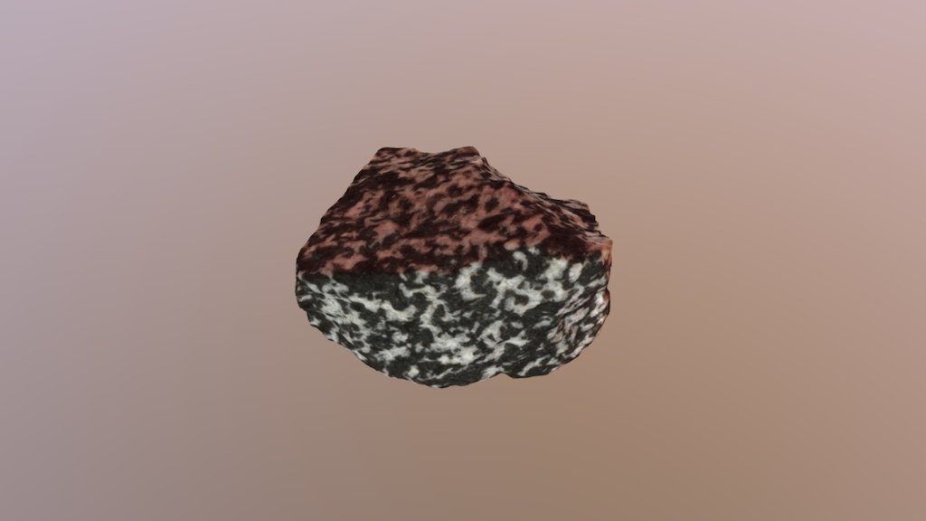 Test_Diorite_04 red - 3D model by rockdoc [8939604] - Sketchfab