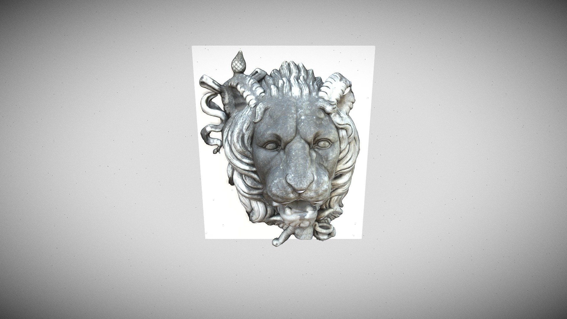 Bas-relief lion - 3D model by Digital Heritage - Jacopo Conti (@Digital ...