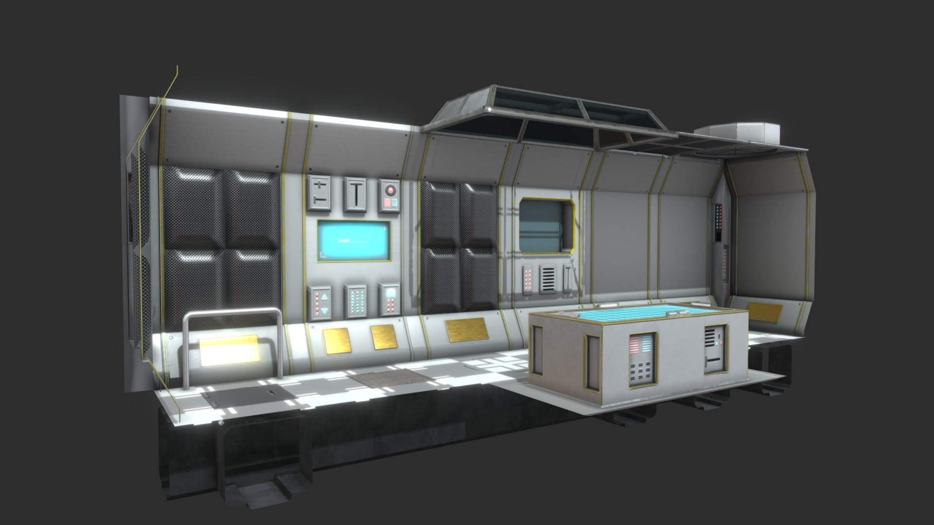 SciFi Modular Asset Pack - 3D model by Ajsauer [893a5a5] - Sketchfab