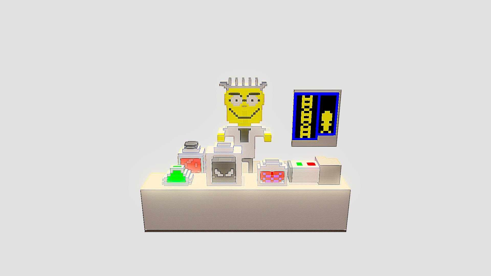 Mad Scientist - Download Free 3D model by mitchellgarcia1009 [893bcfc ...