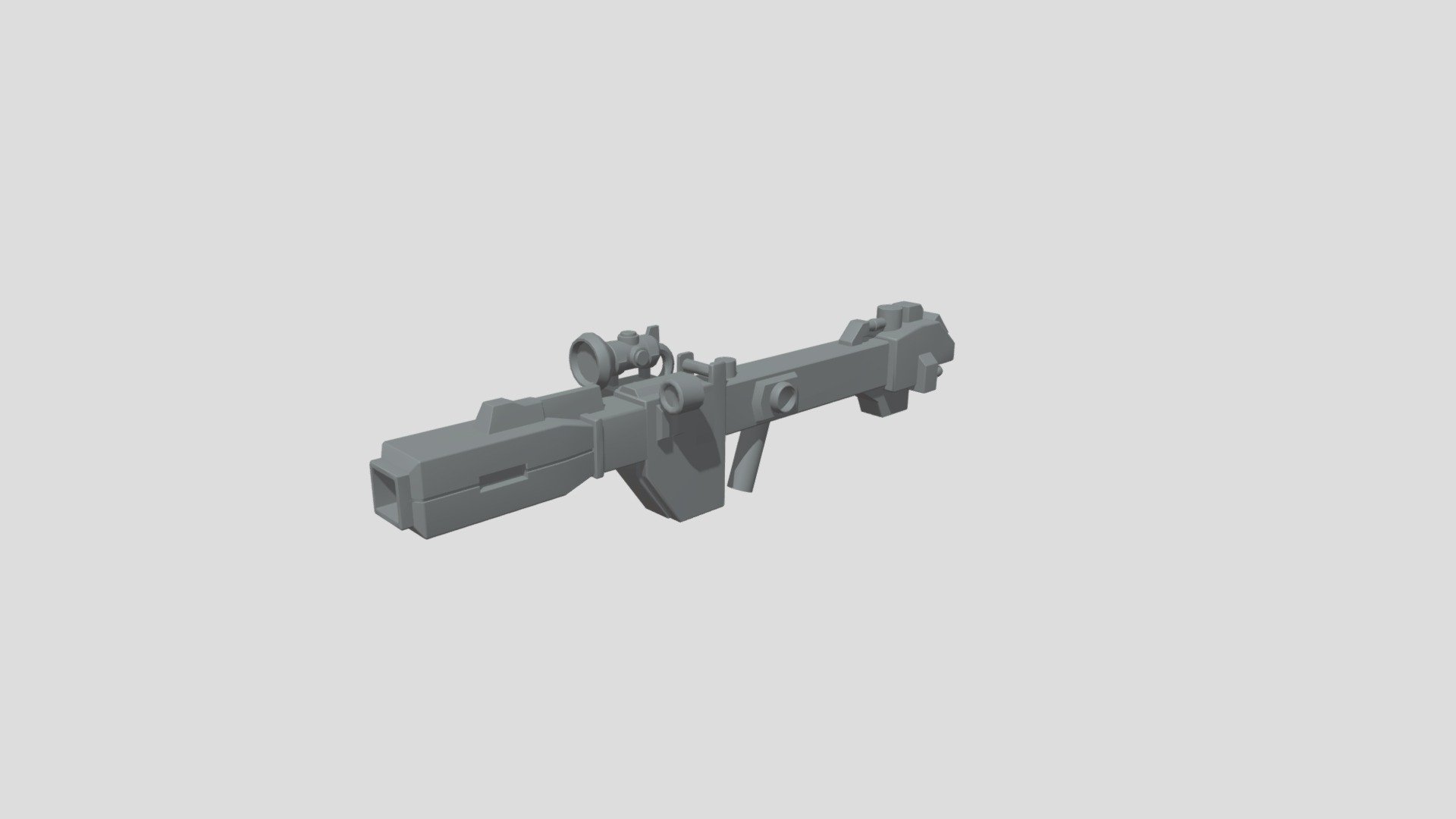 Rick Dom Gun - 3D model by felixc [893c2a3] - Sketchfab