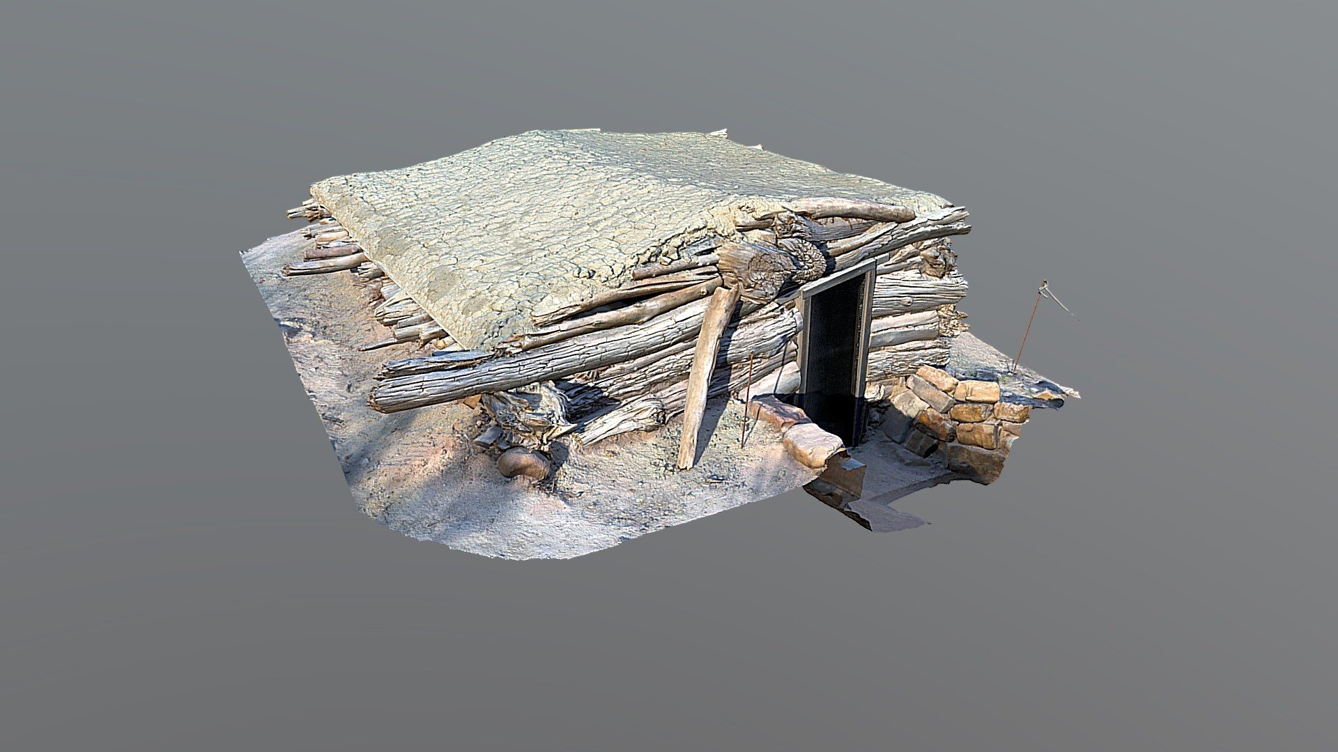 (.ply format) Post-Stab Wolfe Ranch Cellar - 3D model by National Park ...