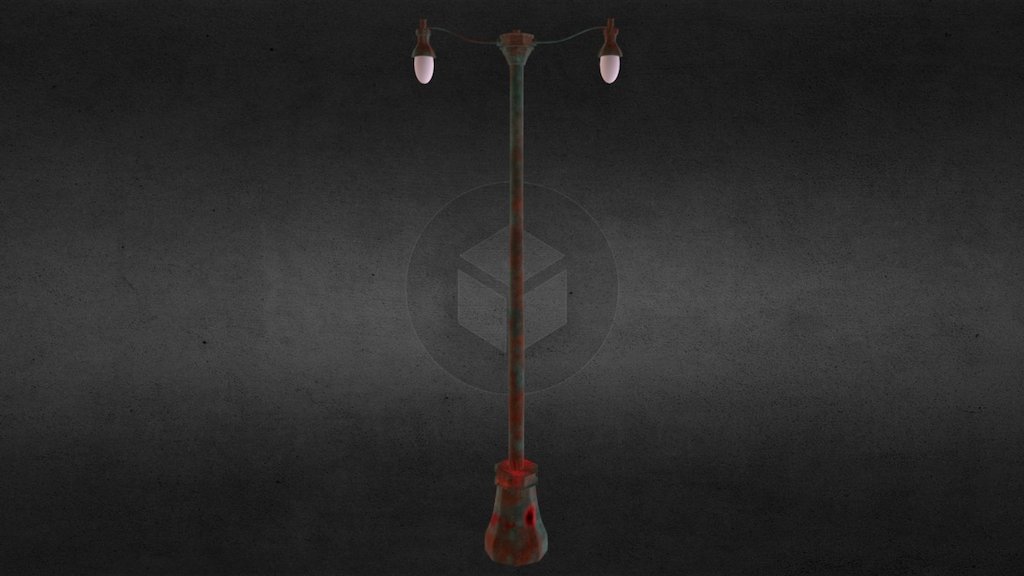 Rusty Bloody Light Pole - 3D model by 3d_ismael [893e042] - Sketchfab