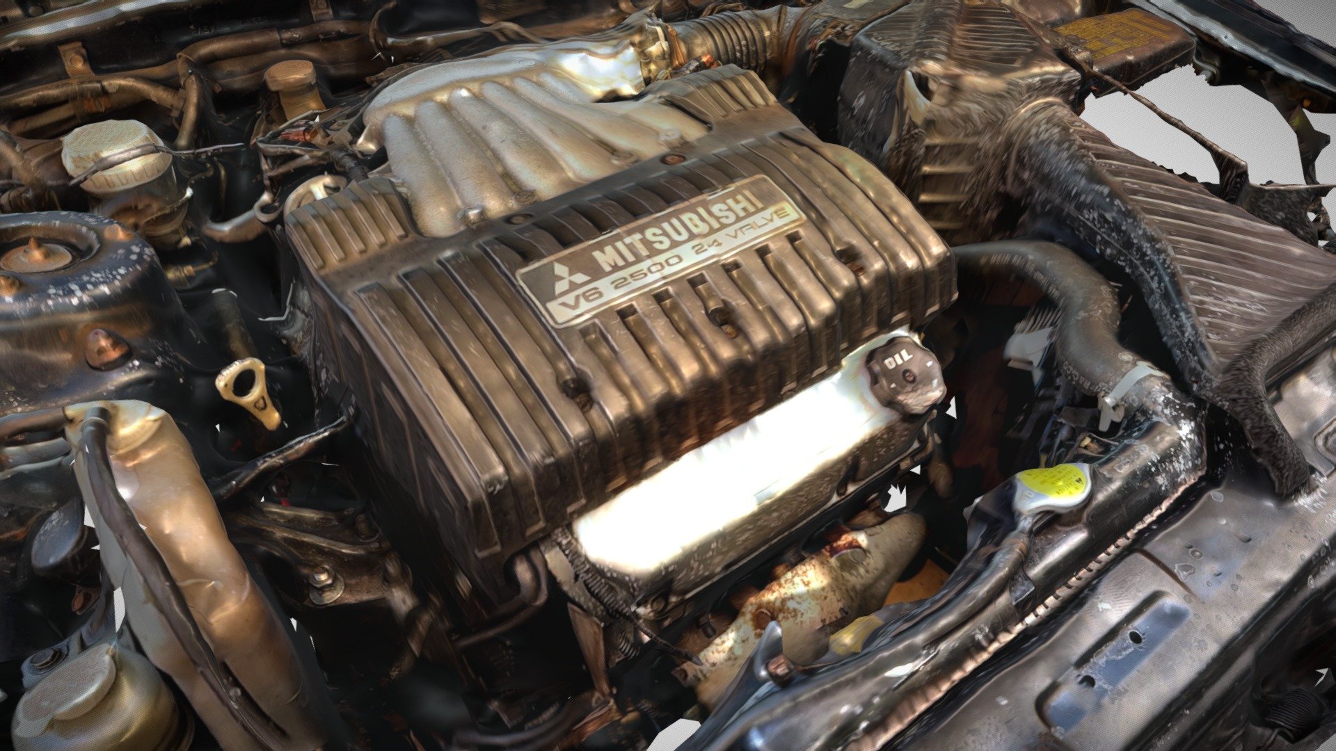 Engine Bay - 3D model by Mitsu_Yishi (@MitsuYishi) [893e634] - Sketchfab