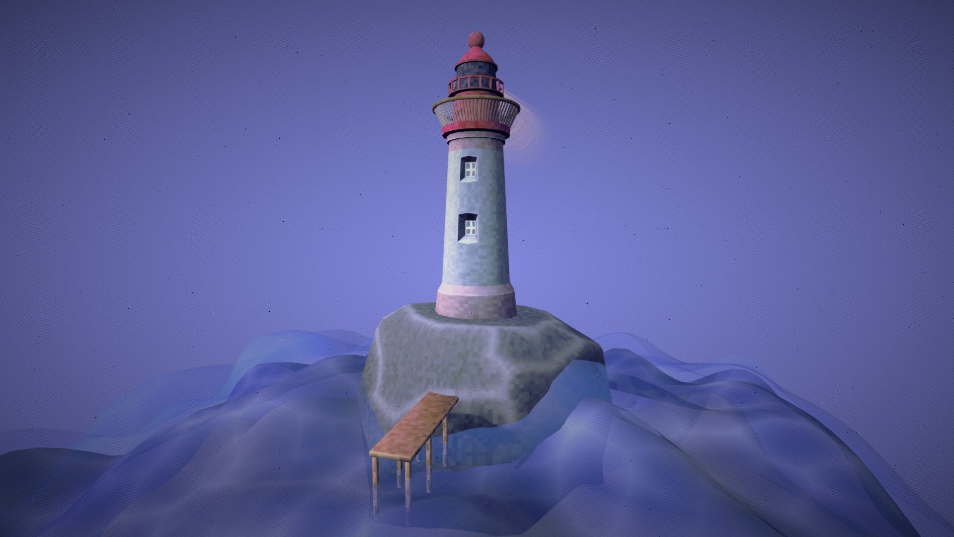 Lighthouse - Download Free 3D model by Kinga Kroliczek (@kinga_kroliczek) [893f5a7] - Sketchfab
