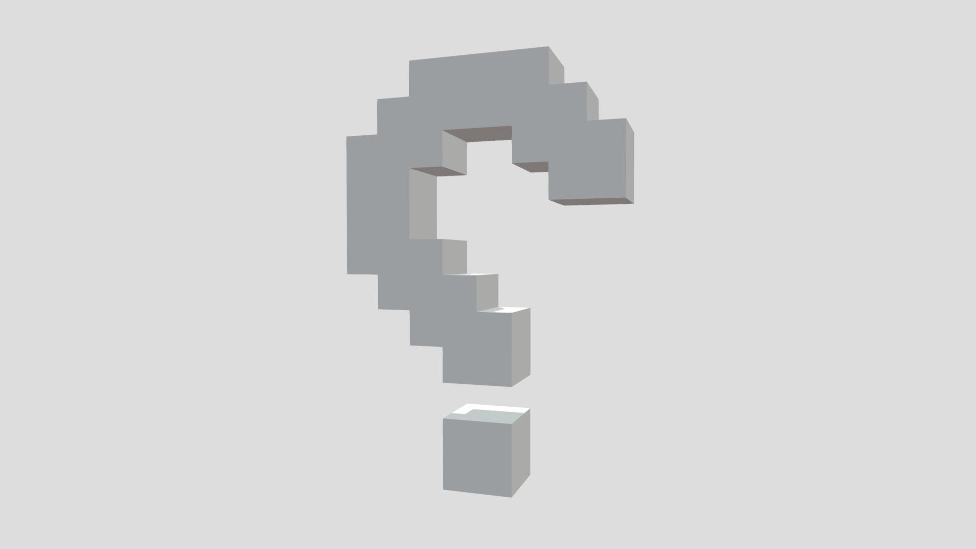 questionmark - 3D model by kryzixjaws [893fa2e] - Sketchfab