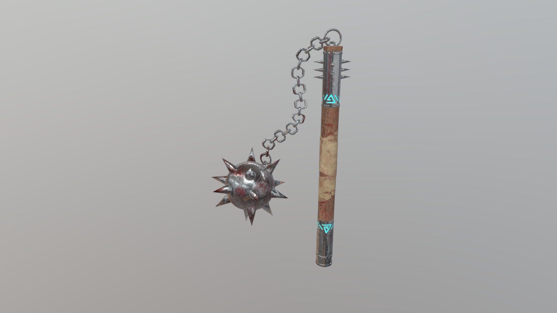 Medieval Flail - 3D model by Sydnee.McLeod [8940f9d] - Sketchfab