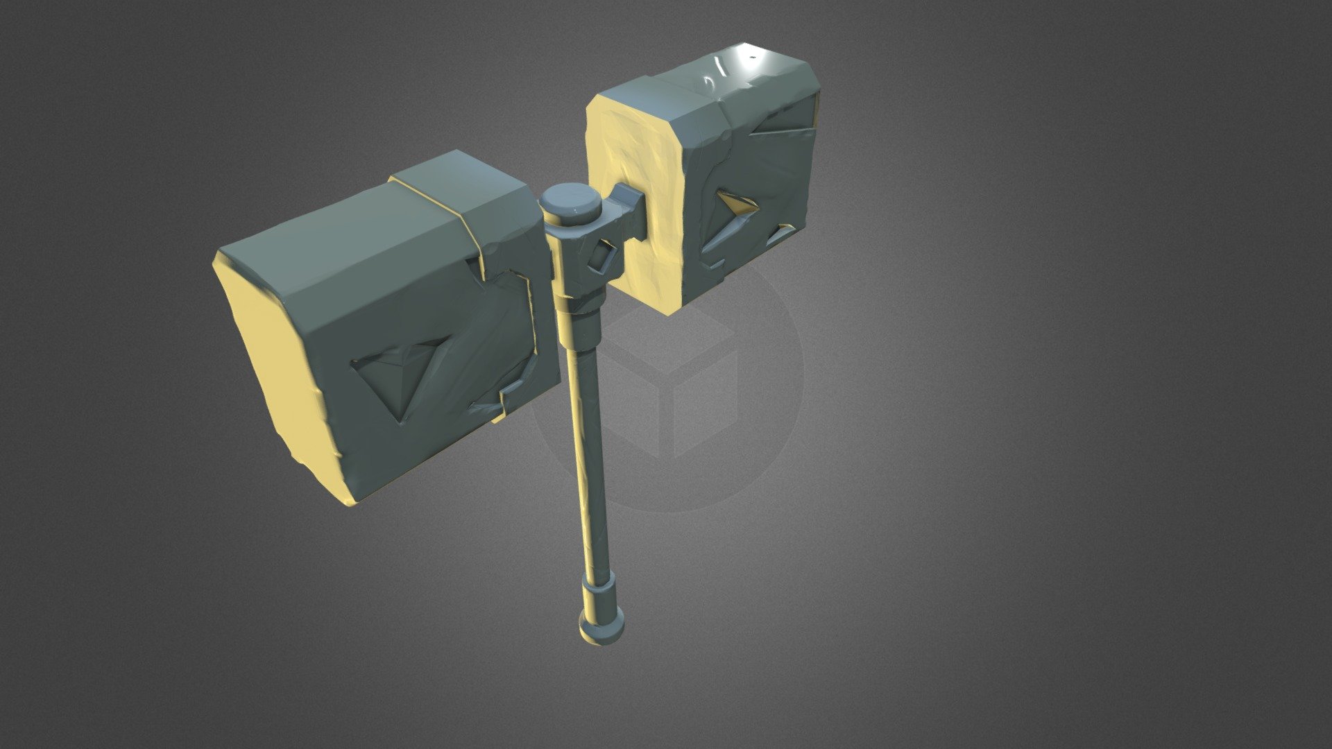 Hammer - Game ready asset - free for use - Download Free 3D model by ...
