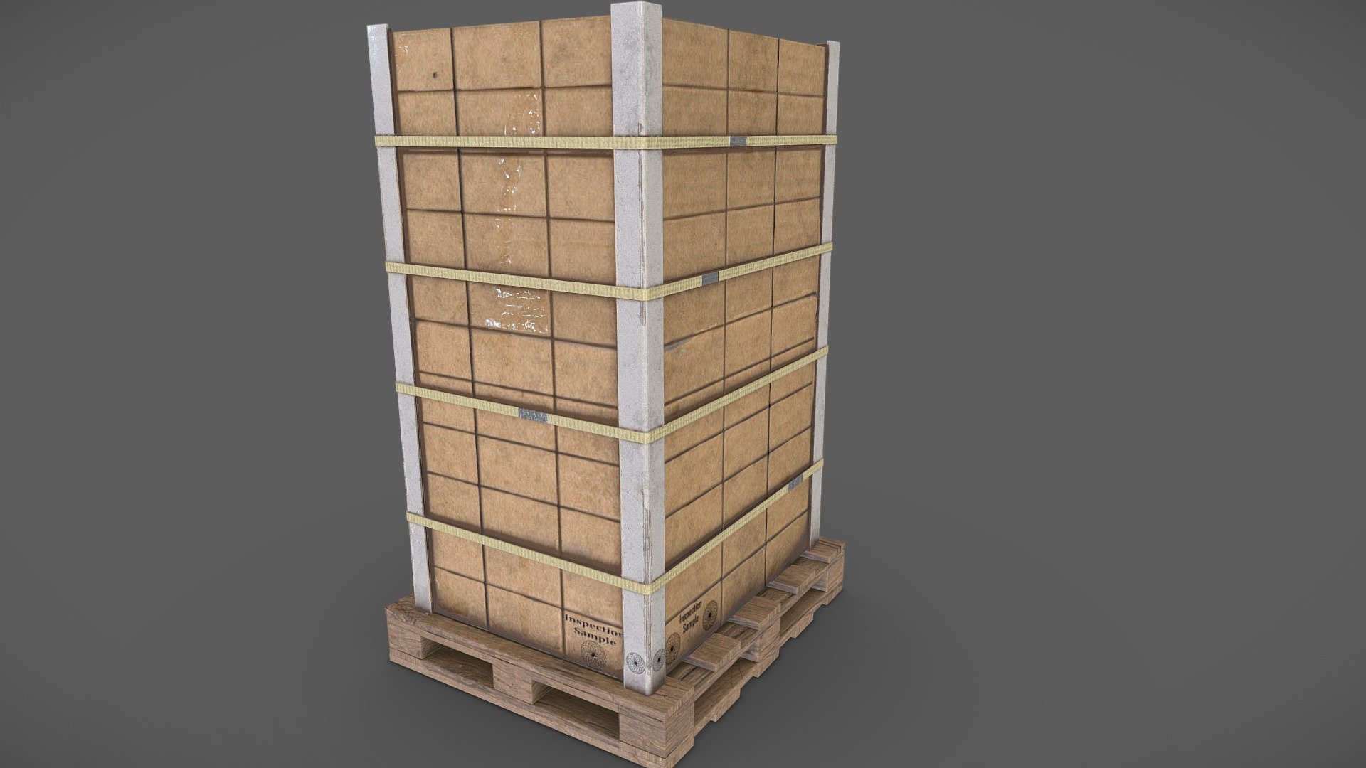 Pallet With Boxes - 3D model by JesusFong-kee [8942b3a] - Sketchfab