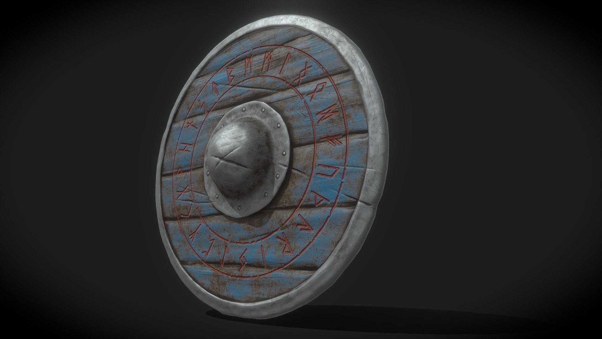 Viking Shield - 3D model by Julius Jaeger (@julius.jaeger) [8943b1f] - Sketchfab