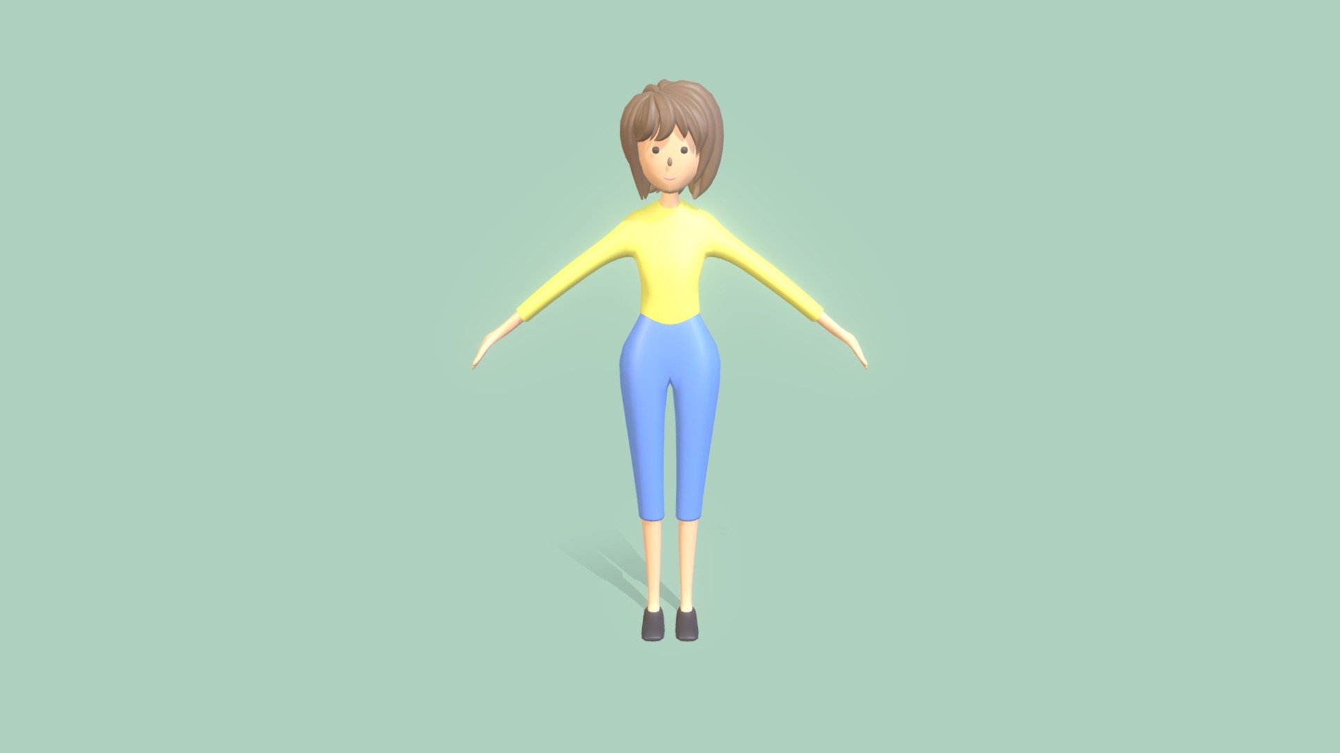 female NPC - 3D model by sosart (@s0sart) [8944ca9] - Sketchfab