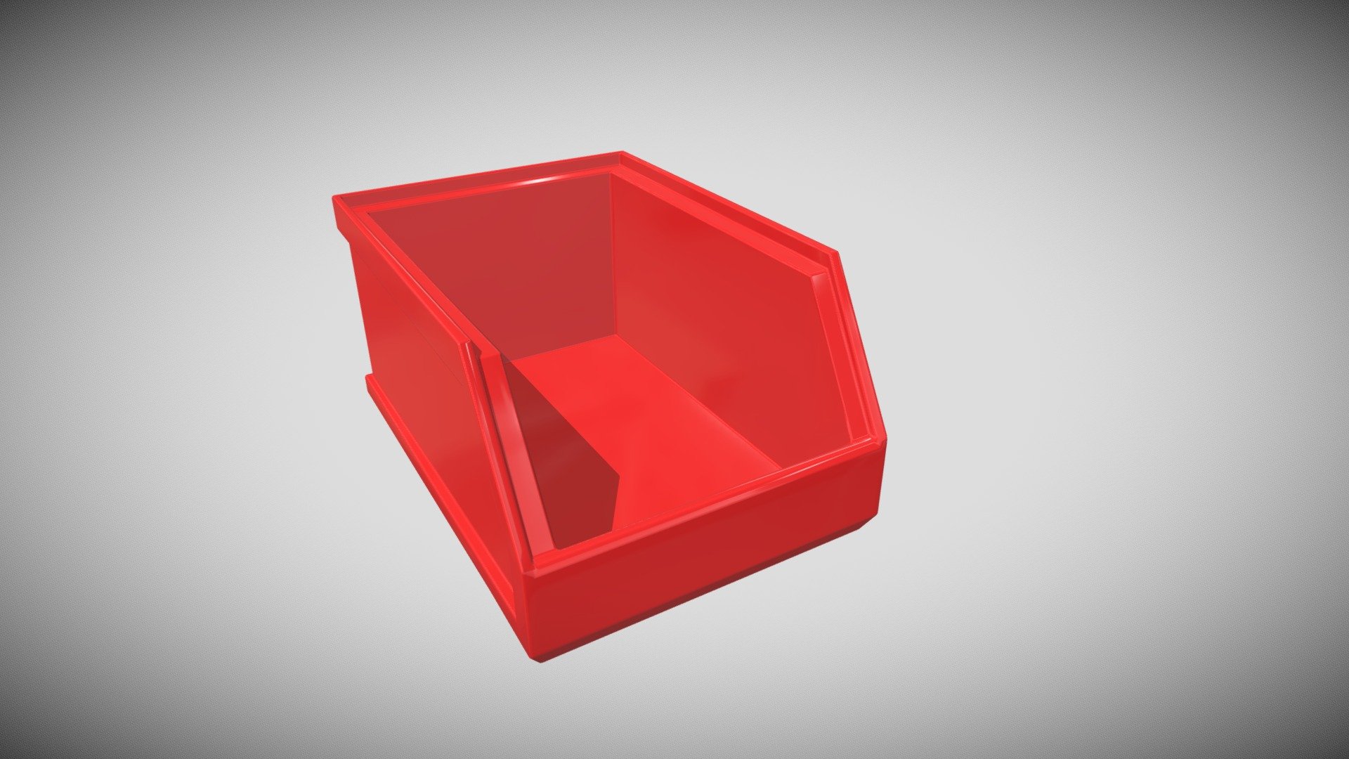 Simple open storage box - 3D model by RillenMeister [8946228] - Sketchfab