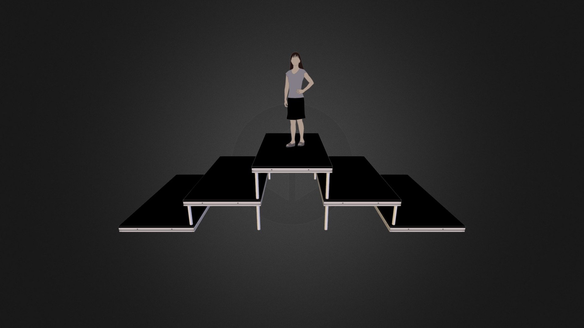 Stage Decking - Standard - Code:DECK-STNDR - 3D model by acme5 [8947abf ...