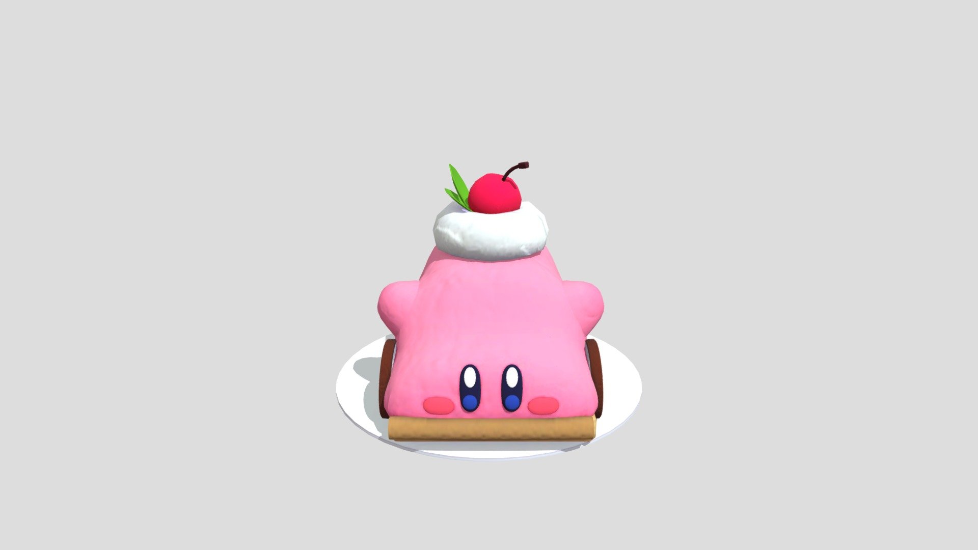 kirby cake car - 3D model by 944884 [8947e4c] - Sketchfab