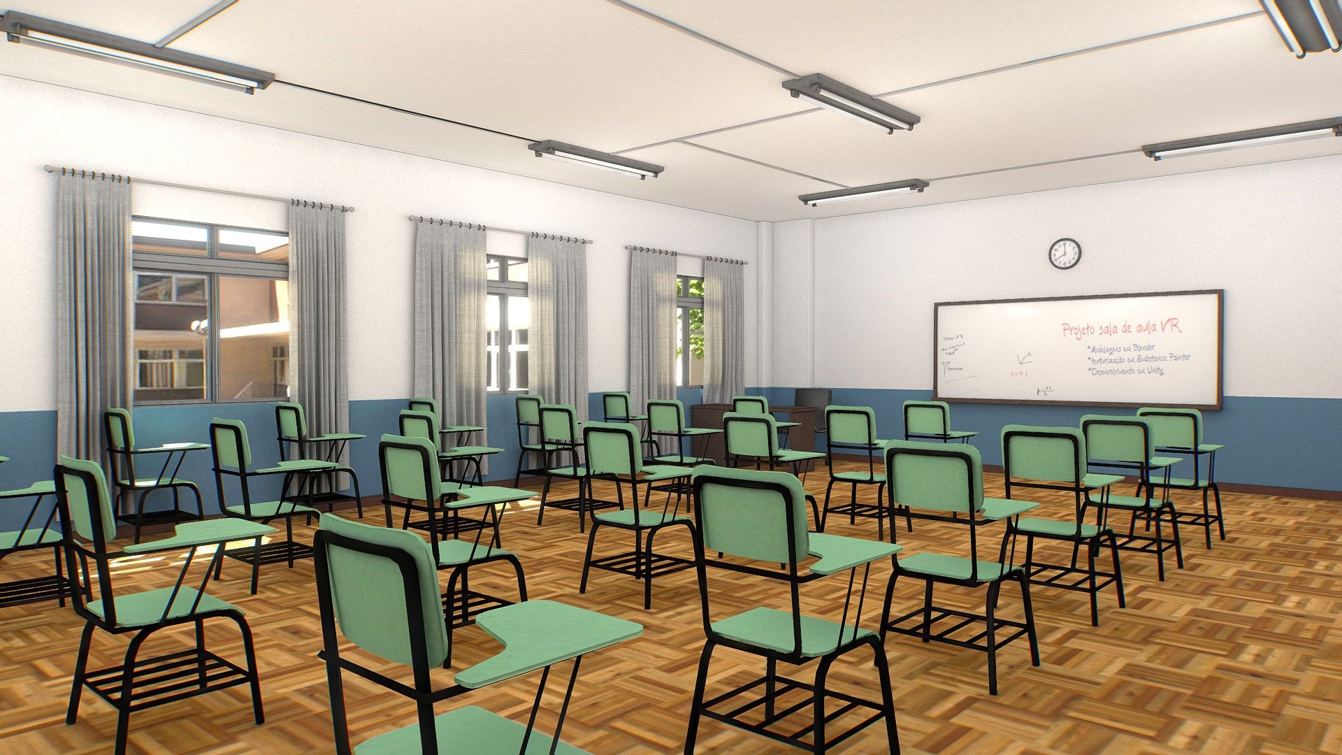 Classroom Brazil VR - 3D model by allen.anderson1530 [8948488] - Sketchfab