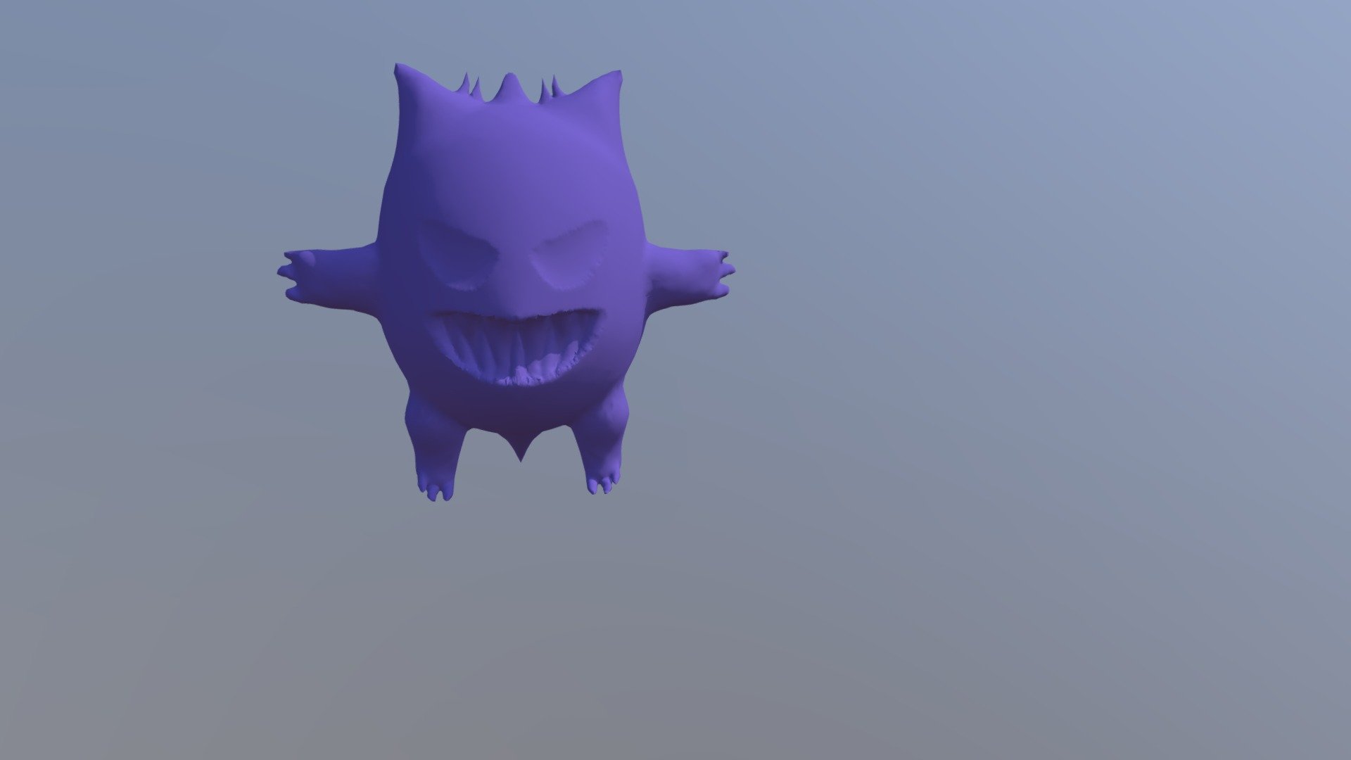 Gengar from Pokemon - 3D model by kazya [894939b] - Sketchfab