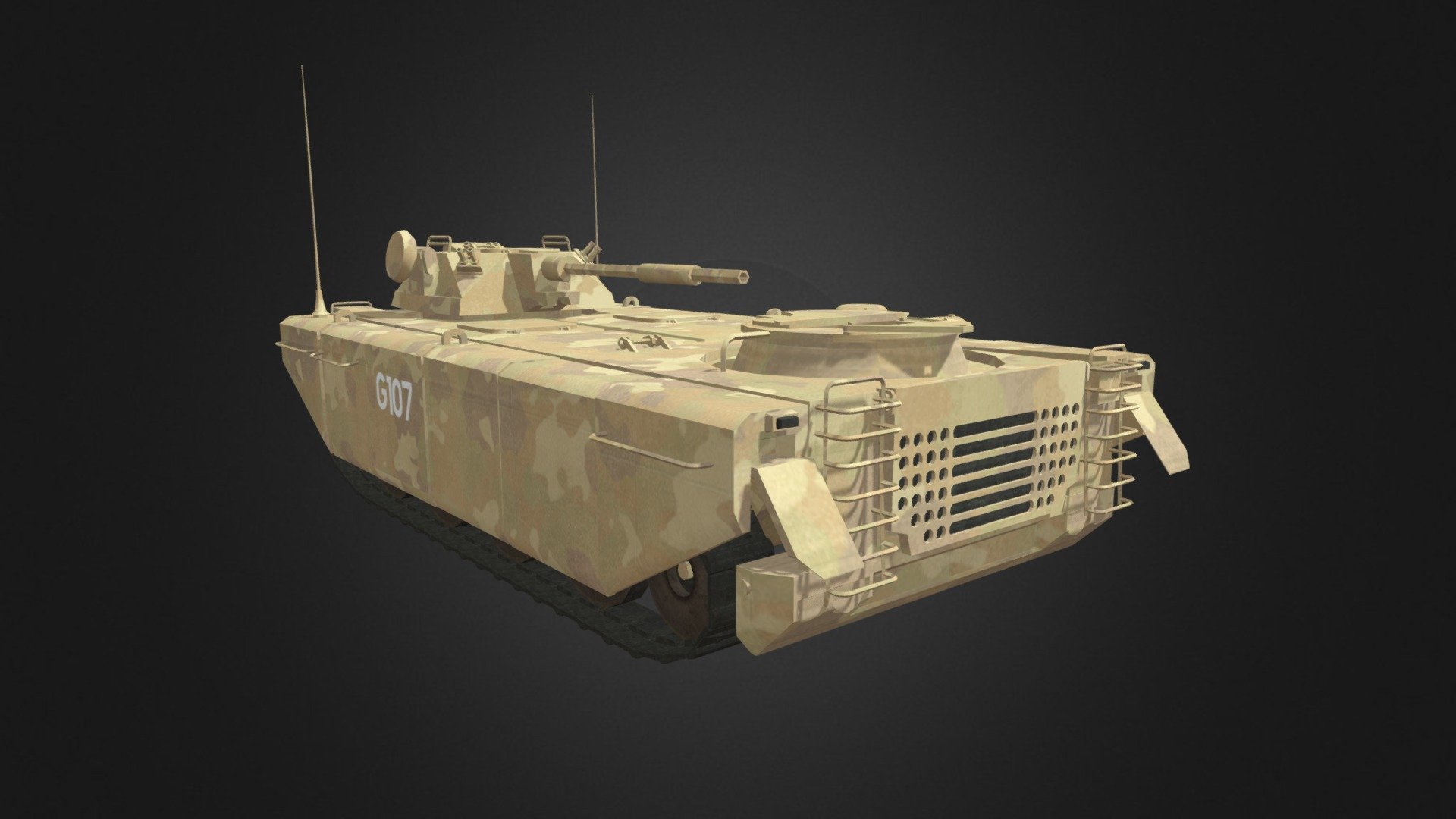 G107 Tank - Download Free 3D model by Aditya Graphical (@Adityakm ...