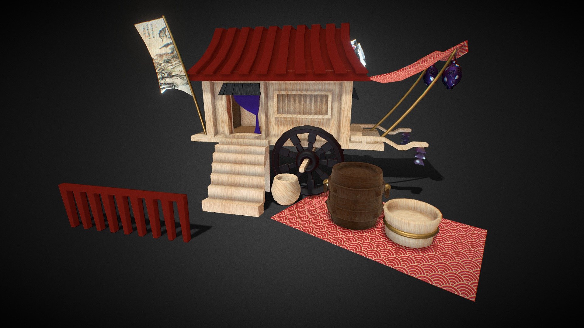 CARRO CON MATERIALES - 3D model by adrigowon [894a1ee] - Sketchfab