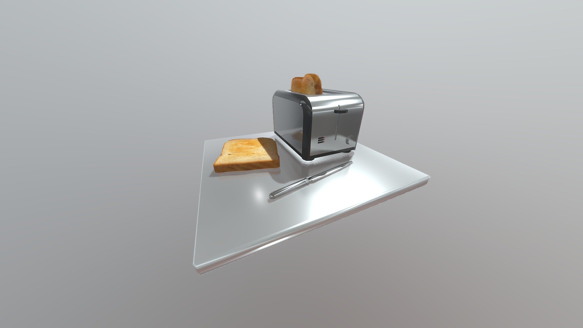 Toaster - 3D model by JM (@jmpuljujarvi) [894b0b1] - Sketchfab