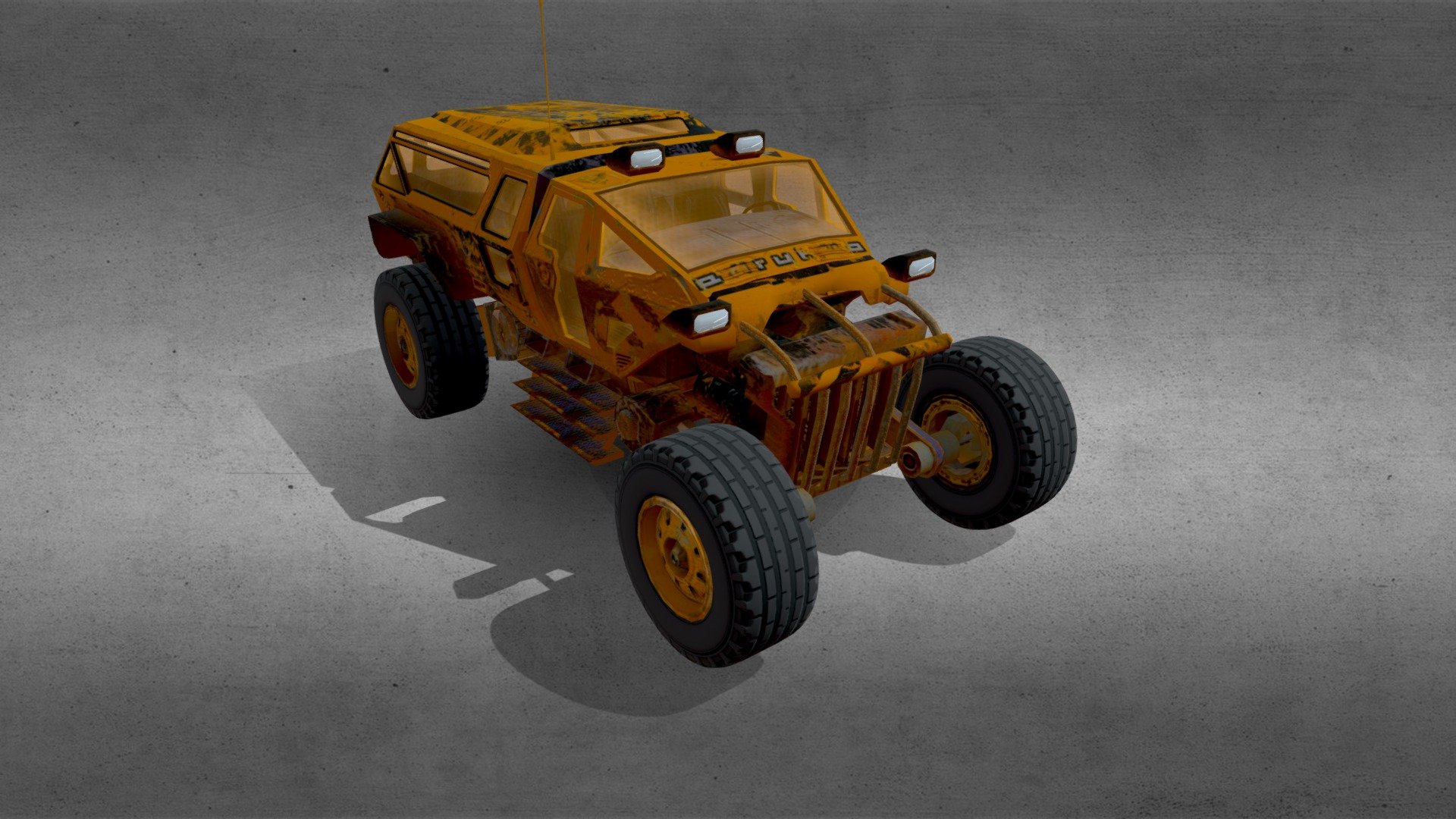 Post-apocalyptic Van - 3D model by deklox [894b72d] - Sketchfab