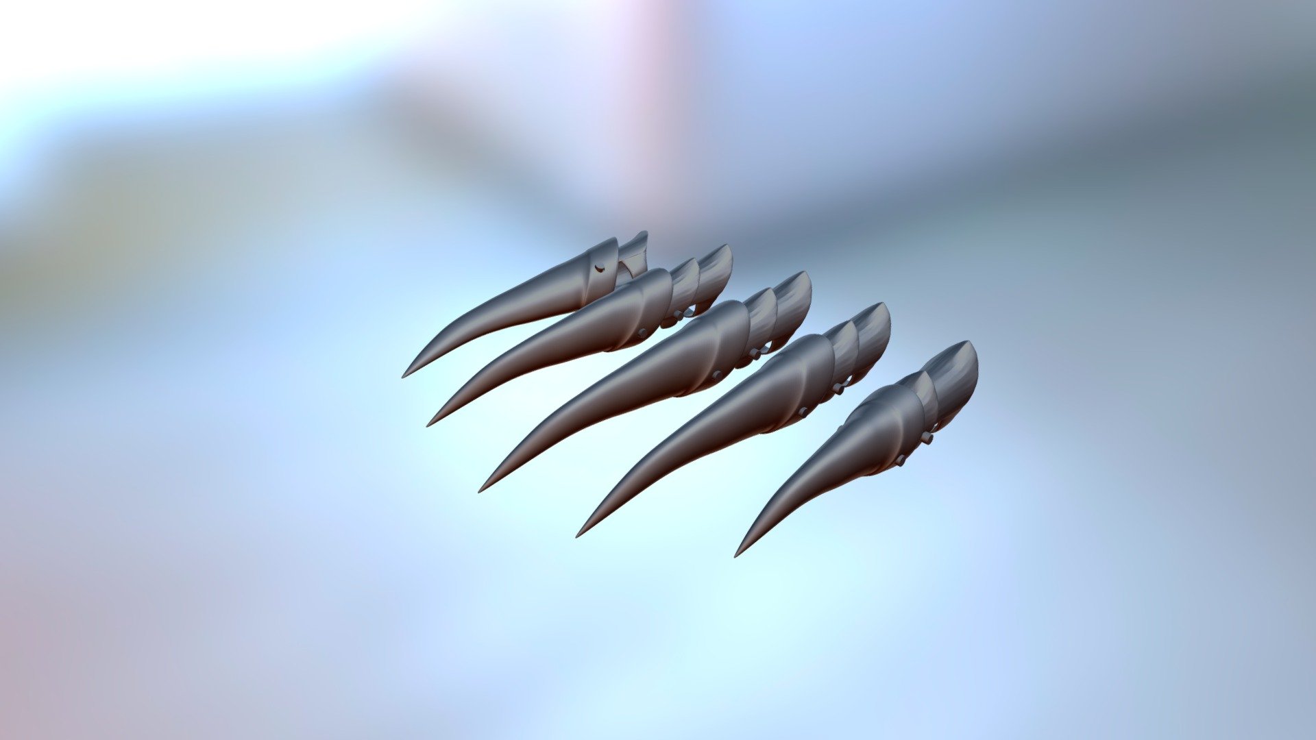Evelynn Claws - League of Legends - 3D model by Rafael Junior (@labiel1 ...