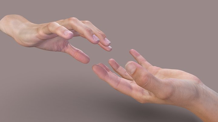 Hands 3D models - Sketchfab