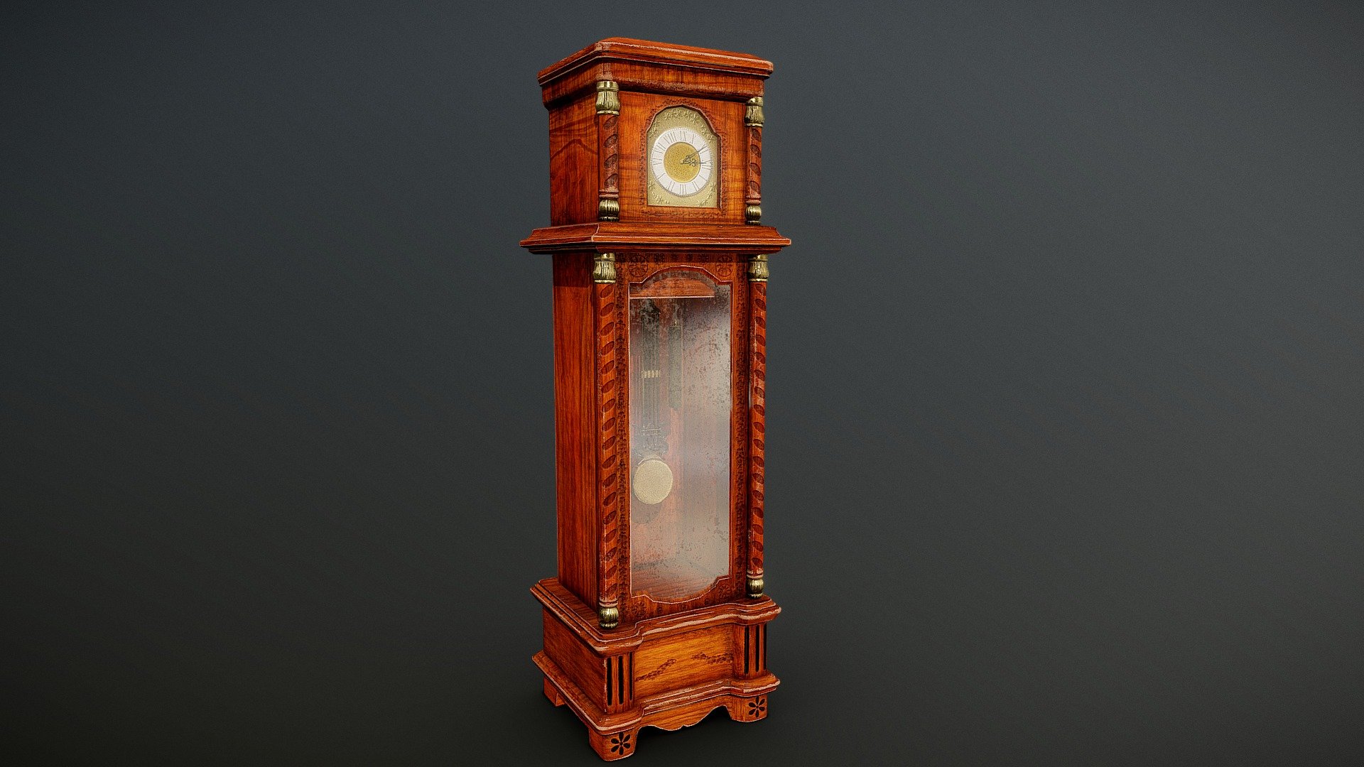 Vintage Clock - Download Free 3D model by landout [894e419] - Sketchfab
