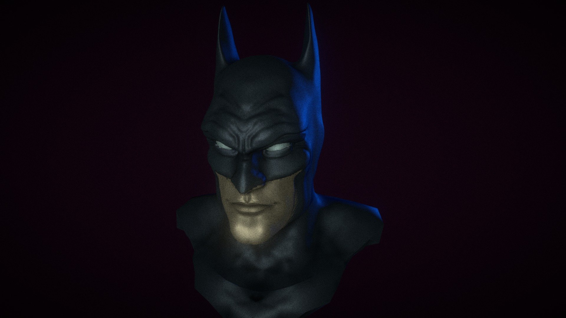 Batman Head Sculpt - 3D model by Seth.Rucci [894ed90] - Sketchfab