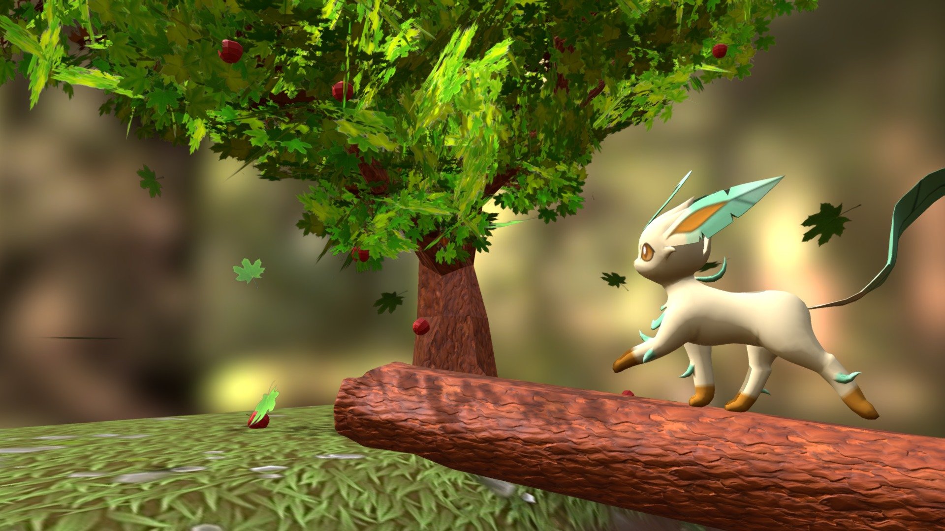 Leafeon Forest - Download Free 3D model by ian.alarcon [8950921 ...