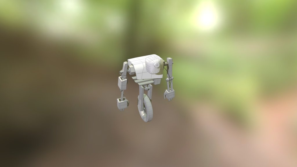 Monocycle Robot - Win Animation - Download Free 3D model by volkanongun ...