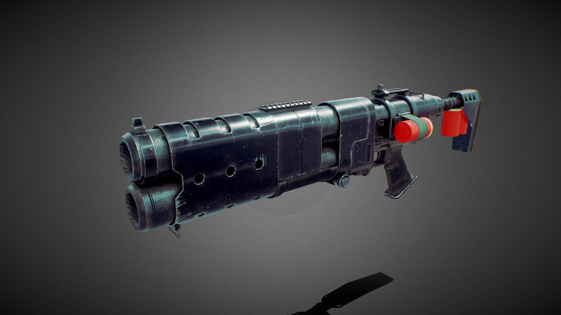 Shotgun VR Game Model (TrueVR) - 3D model by SLASH / RENDAR (@SLASH ...