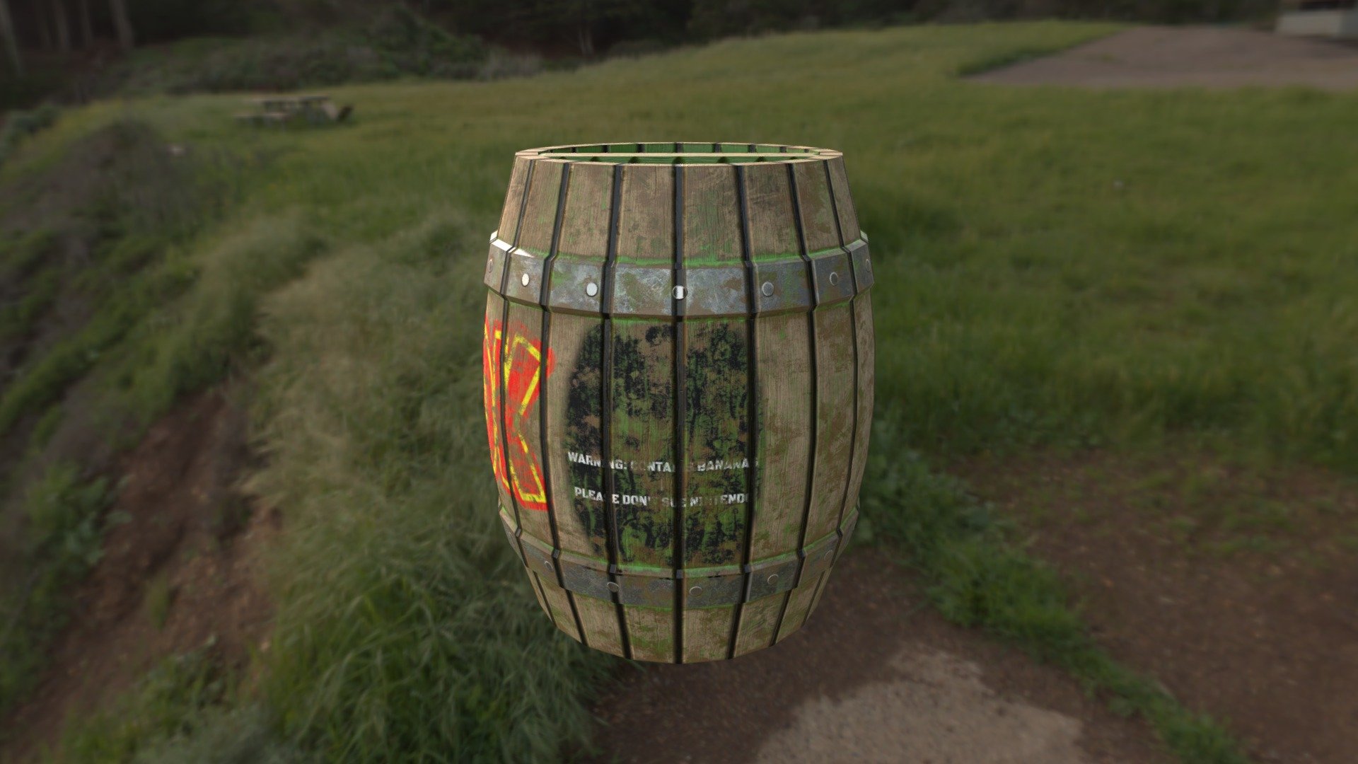 Barrel - 3D model by Forgchicken07 [8953193] - Sketchfab