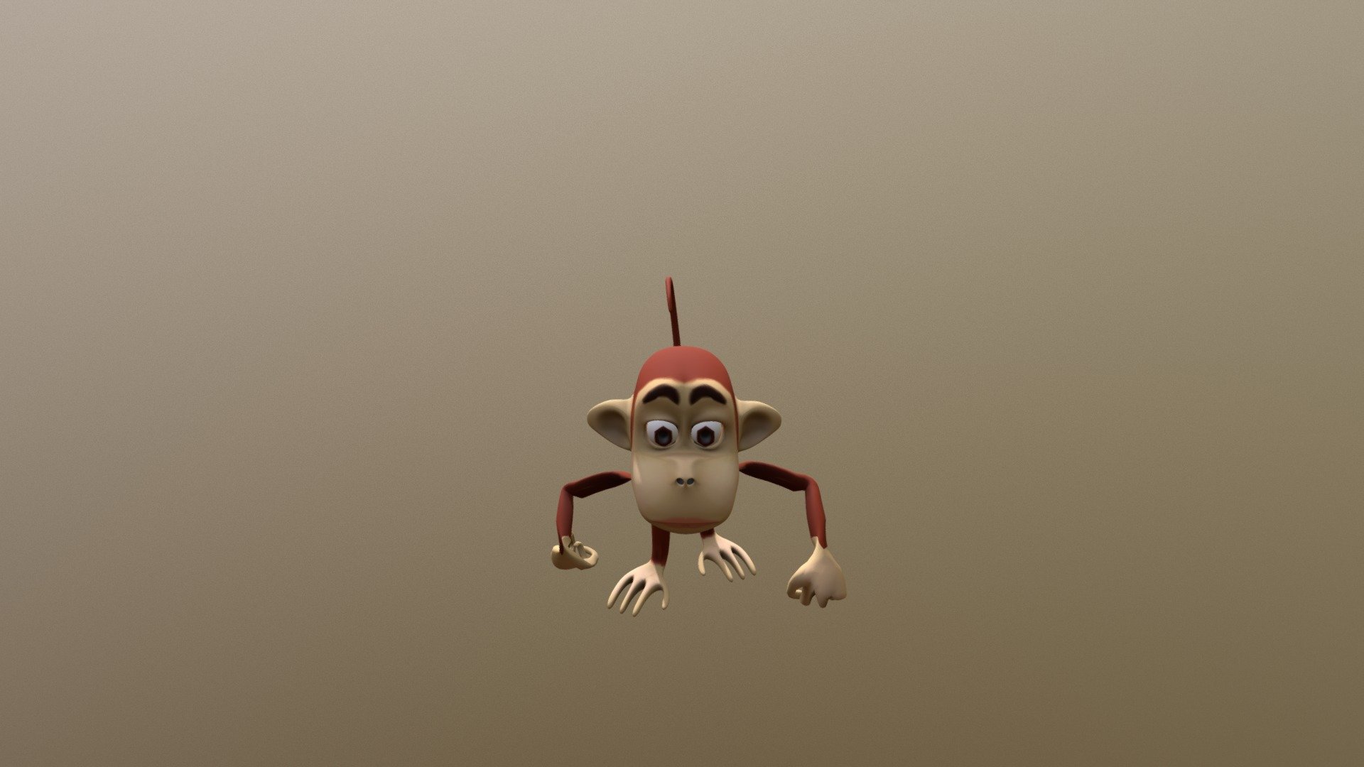 MONKEY - Download Free 3D model by dinesdiabolik [8955fb5] - Sketchfab