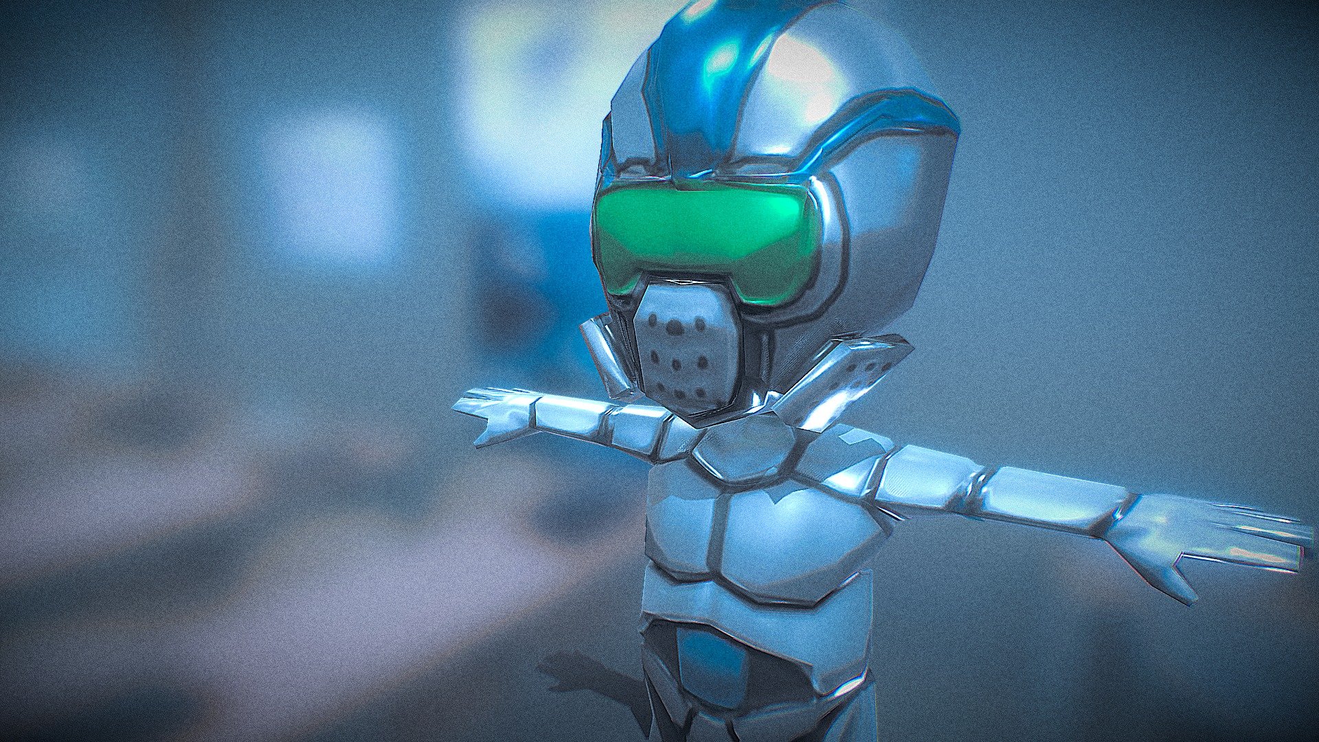 Cyber Run Agent - 3D model by shet123888 [89563f4] - Sketchfab