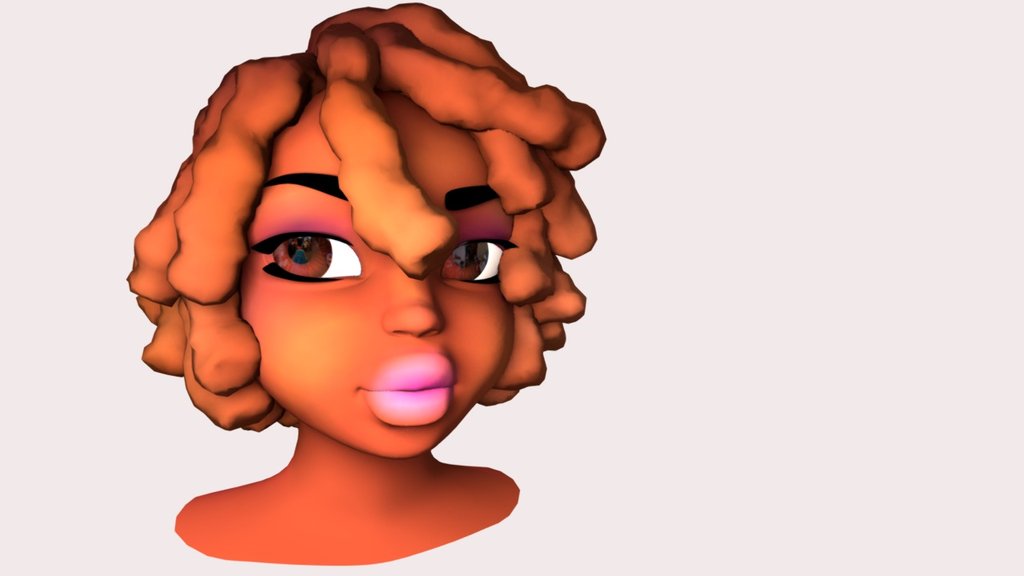 Dread Head - 3D model by 3DKeneisha [89598c3] - Sketchfab