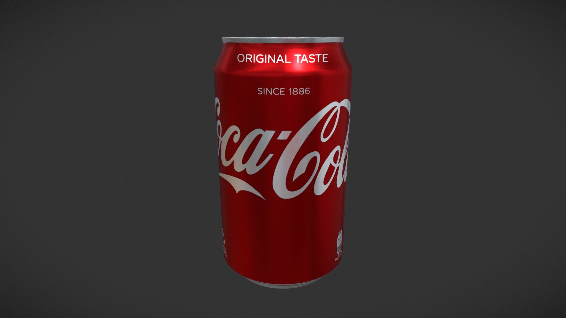 Coca Cola Coke Soft Drink Can 330 ml - 3D model by Lozu [895ad50 ...