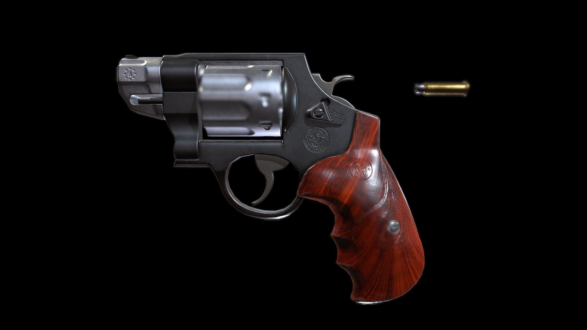 Smith & Wesson M327 - 3D model by Andrei Sovetkin (@skaut) [895b2cc ...