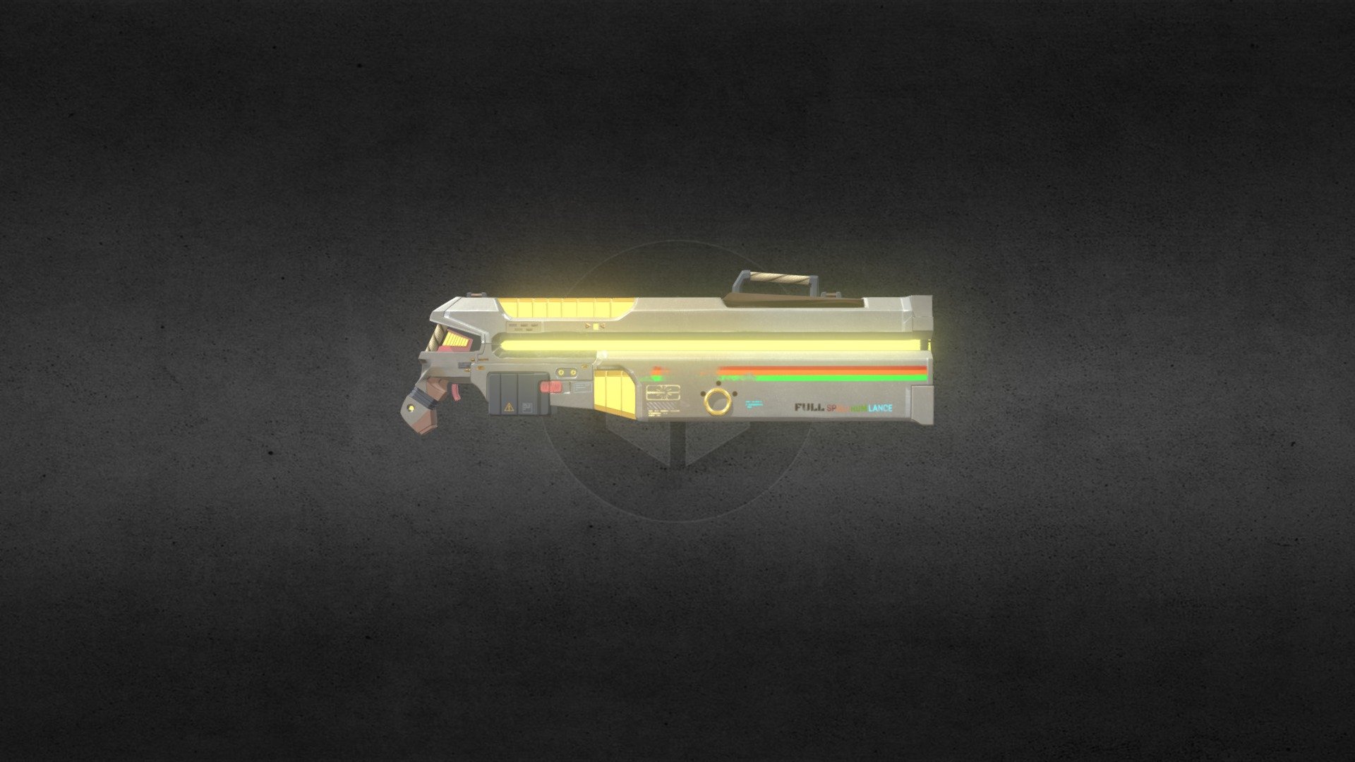 retopologized Laser Rifle - 3D model by nayates [895b56f] - Sketchfab