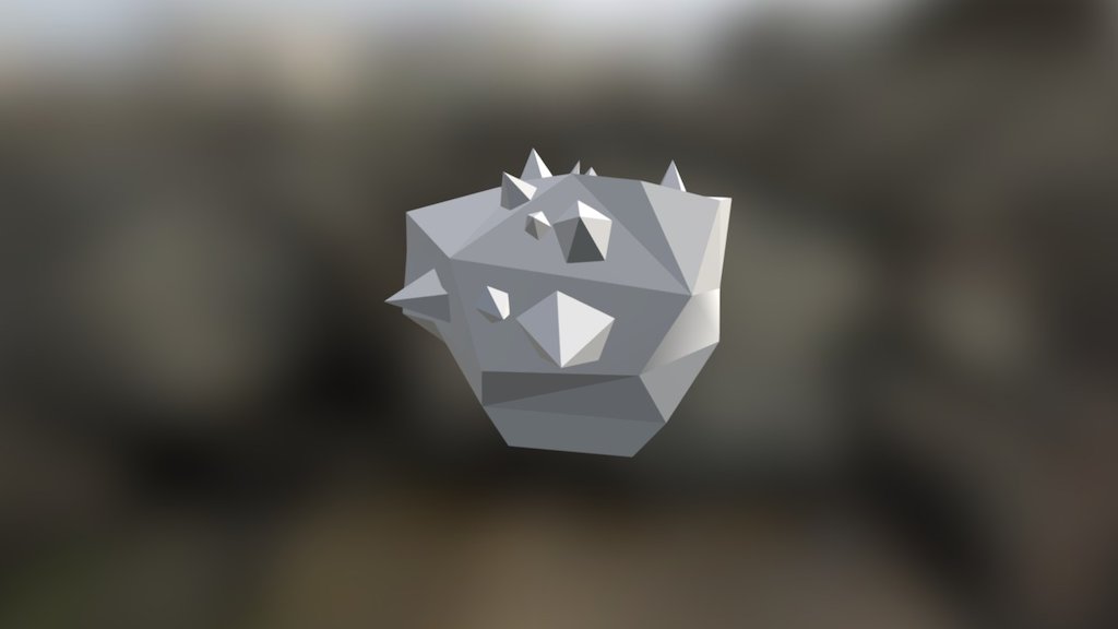 Low Poly Asteroid E With Crystals - 3D model by Giselle Martinez ...