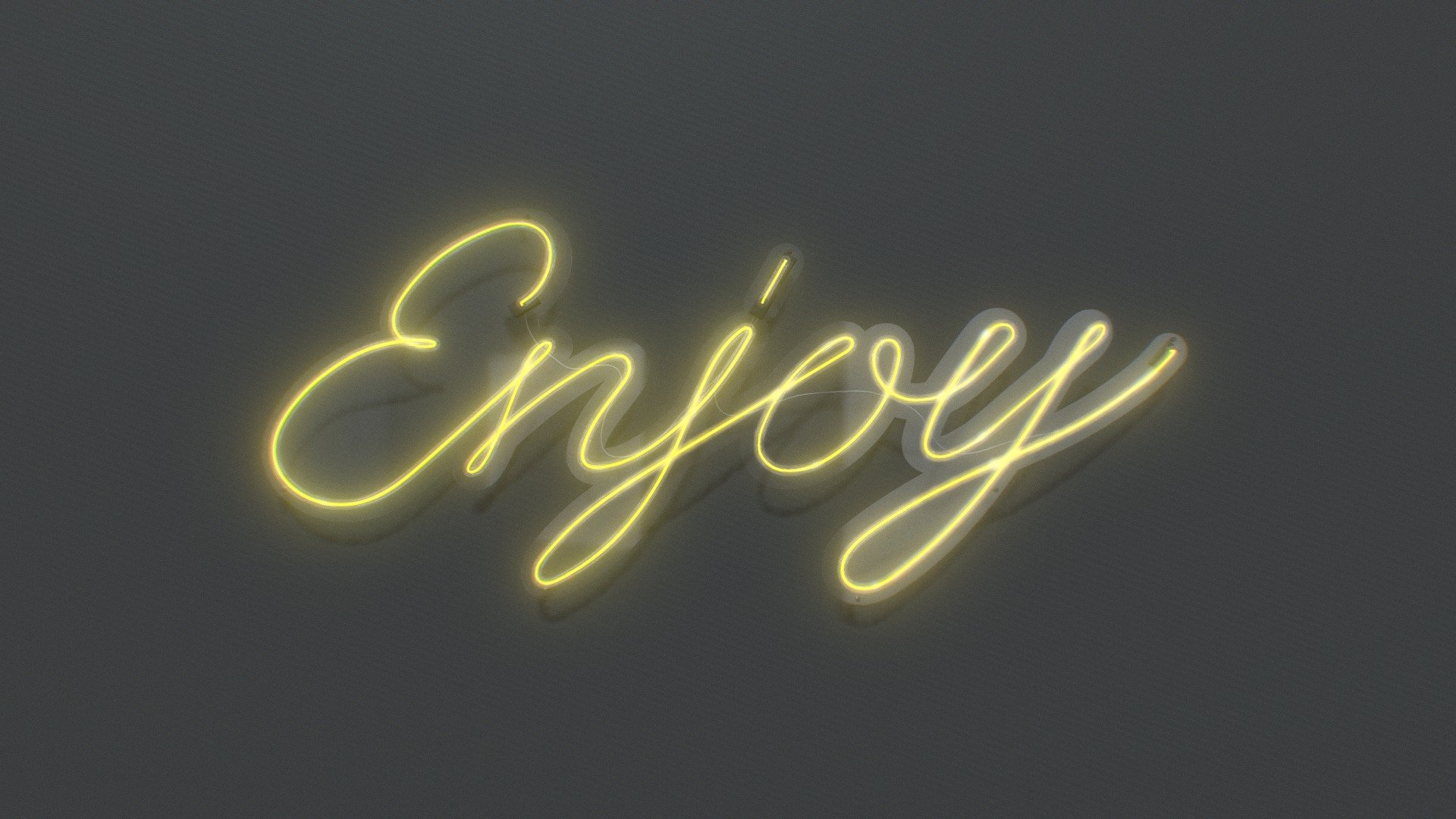 Enjoy - Neon Sign - Buy Royalty Free 3D model by NEONPLEX [895dce1 ...
