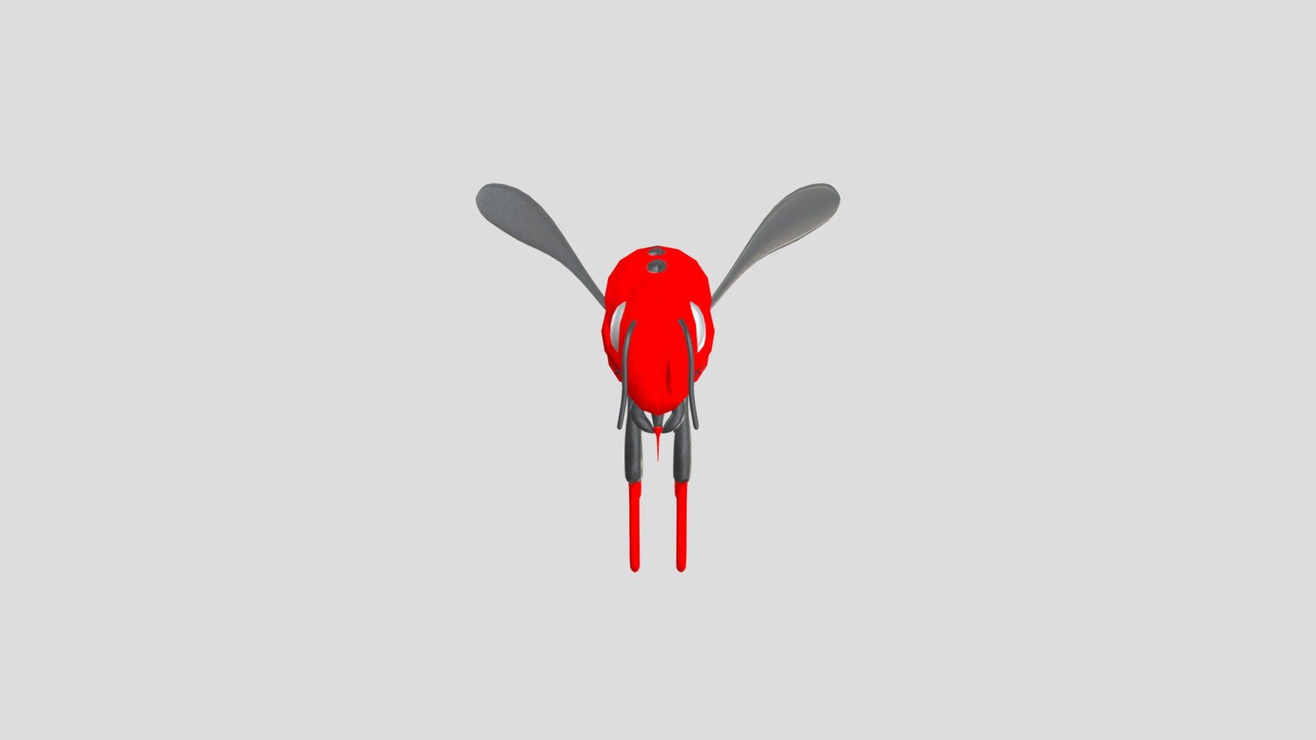 Robotic Red Wasp - 3D model by Bobby H. (@mrklown) [895f5c6] - Sketchfab